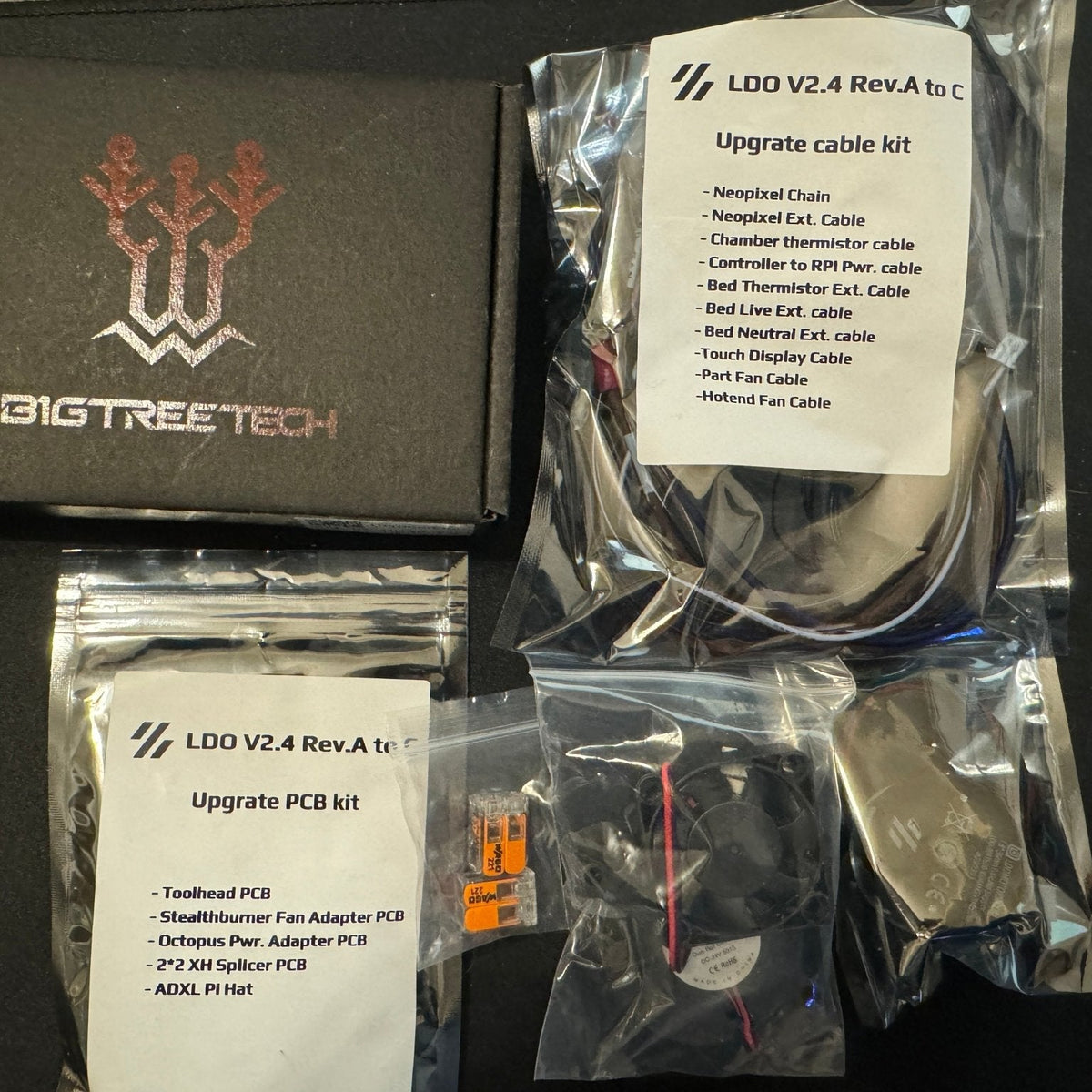 LDO Voron V2.4 Rev.A to Rev.C Upgrade Kit (RevA to RevC) – Wargame Portal