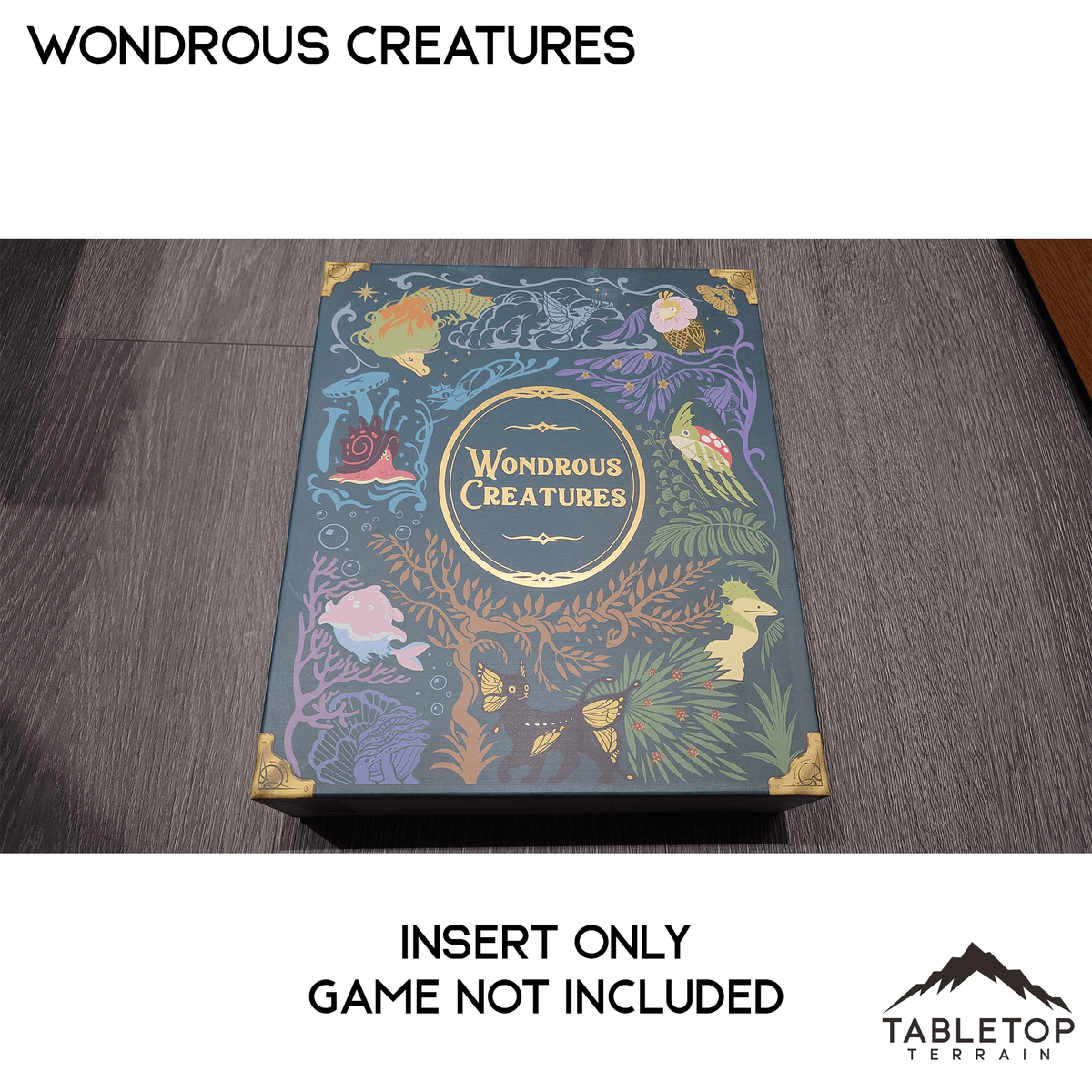 Wondrous Creatures & expansions Board Game Insert / Organizer – Wargame Portal
