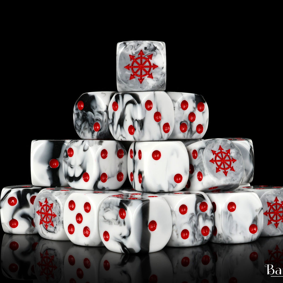 Chaos Demon Dice - Marbled – Wargame Portal