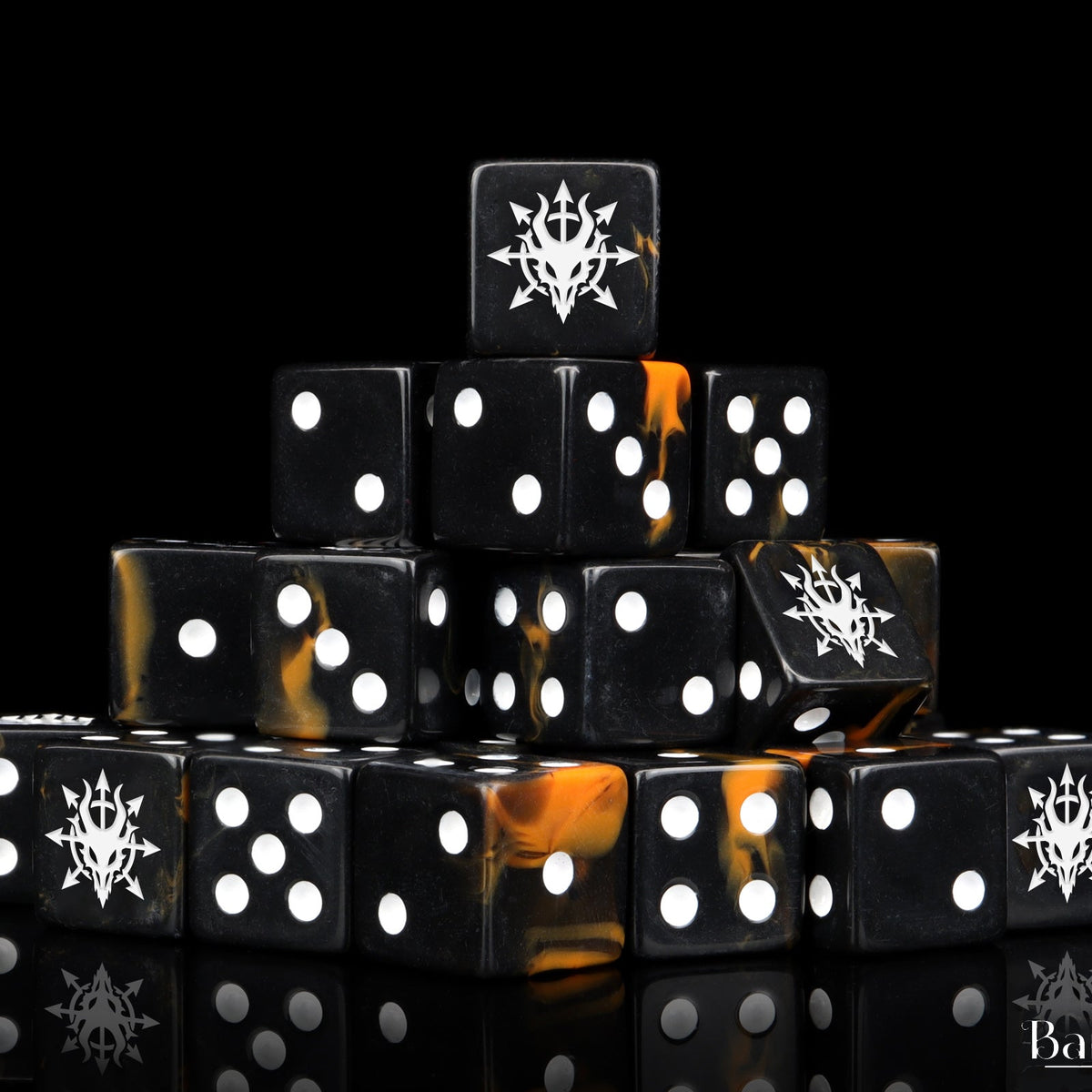 Devil Dragon Dice - Black Lava – Wargame Portal