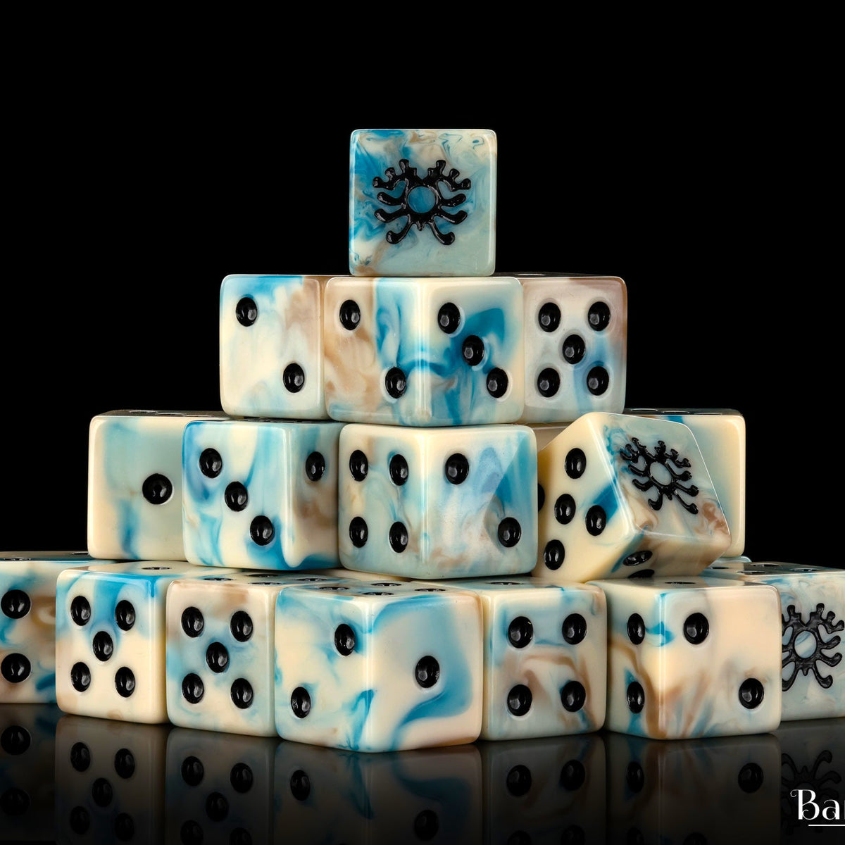 Necromantic Skeleton Rune Dice – Wargame Portal