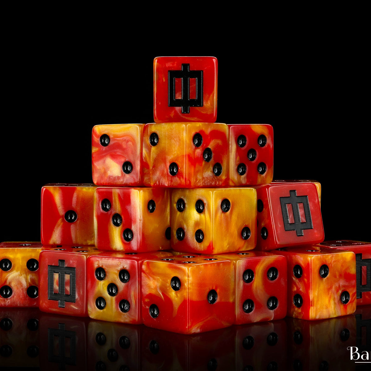 Dwarven Fyre Rune Dice – Wargame Portal