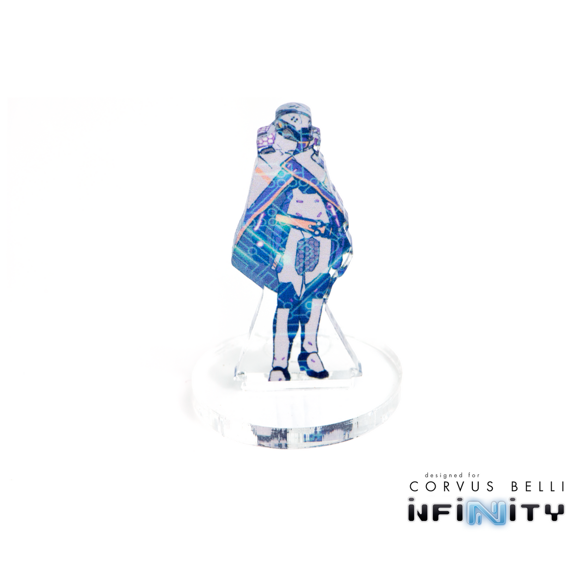 Infinity 3D Markers: Apsara Cyberdancer (25mm Cybermask) – Wargame Portal