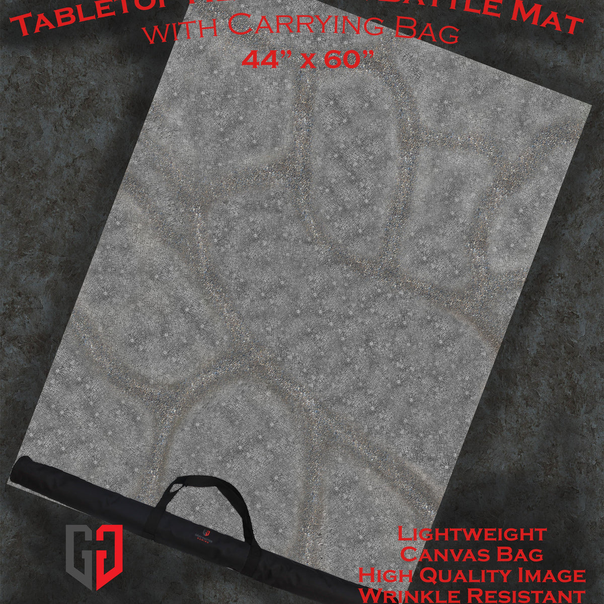 Cobblestone City - Neoprene Battle Mat - Warhammer, AoS, 40K, Kill Tea ...