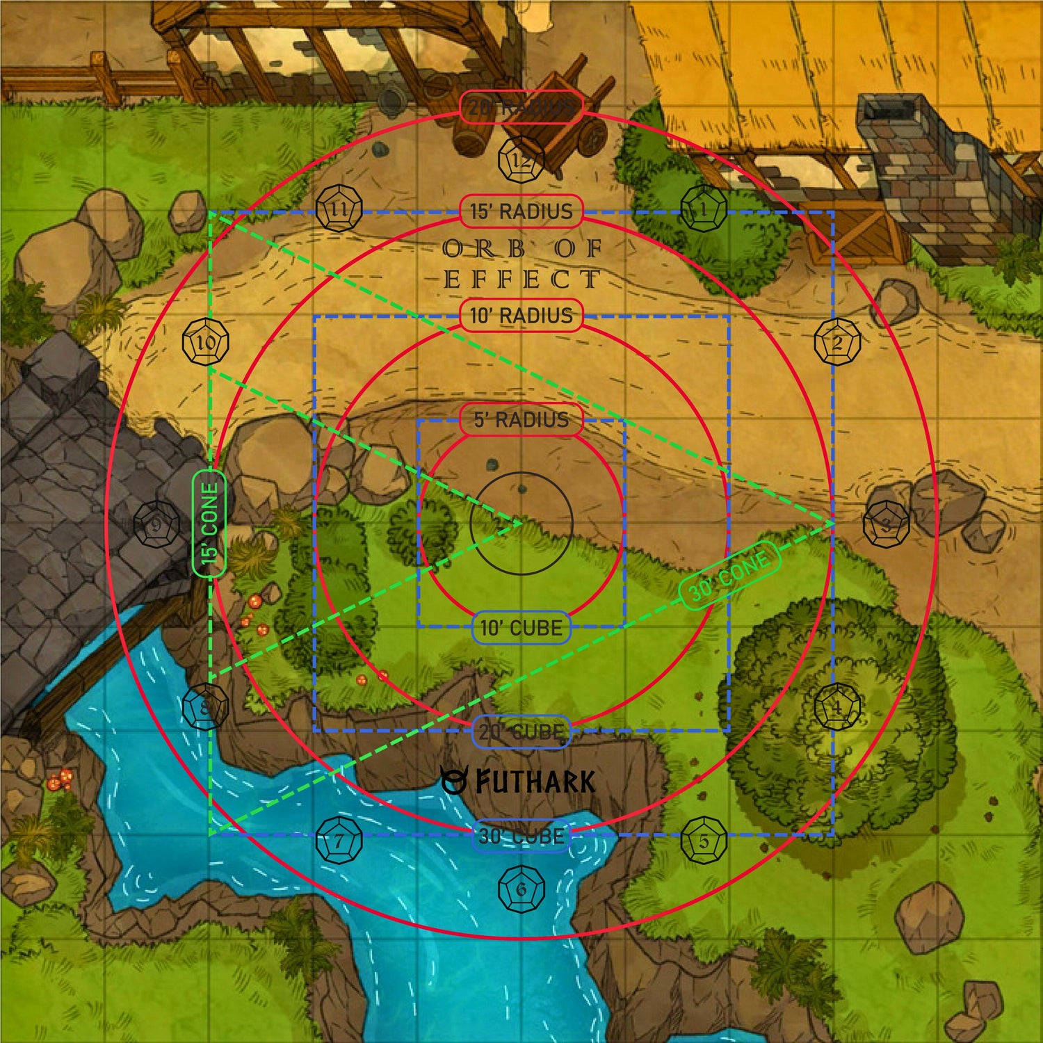 DND Spell AOE Damage Template – Wargame Portal