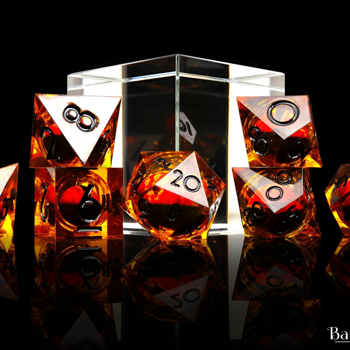 Evil Eye Liquid Core RPG Dice Set - 7 Pieces – Wargame Portal