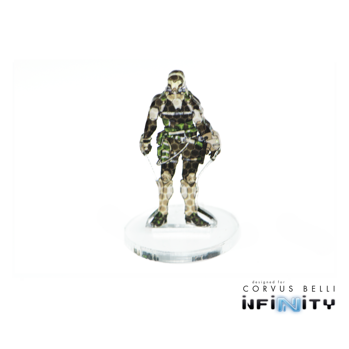 Infinity 3D Markers: Hassassin Farzan (25mm Camo -3) – Wargame Portal