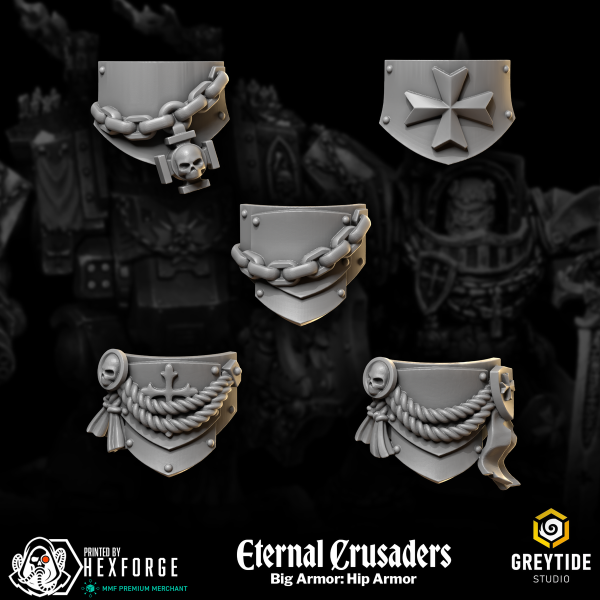 Eternal Crusaders - Big Armor: Hip Plates – Wargame Portal