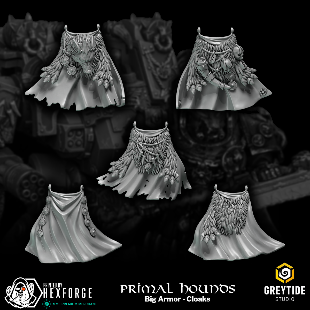 Primal Hounds - Big Armor - Cloaks – Wargame Portal
