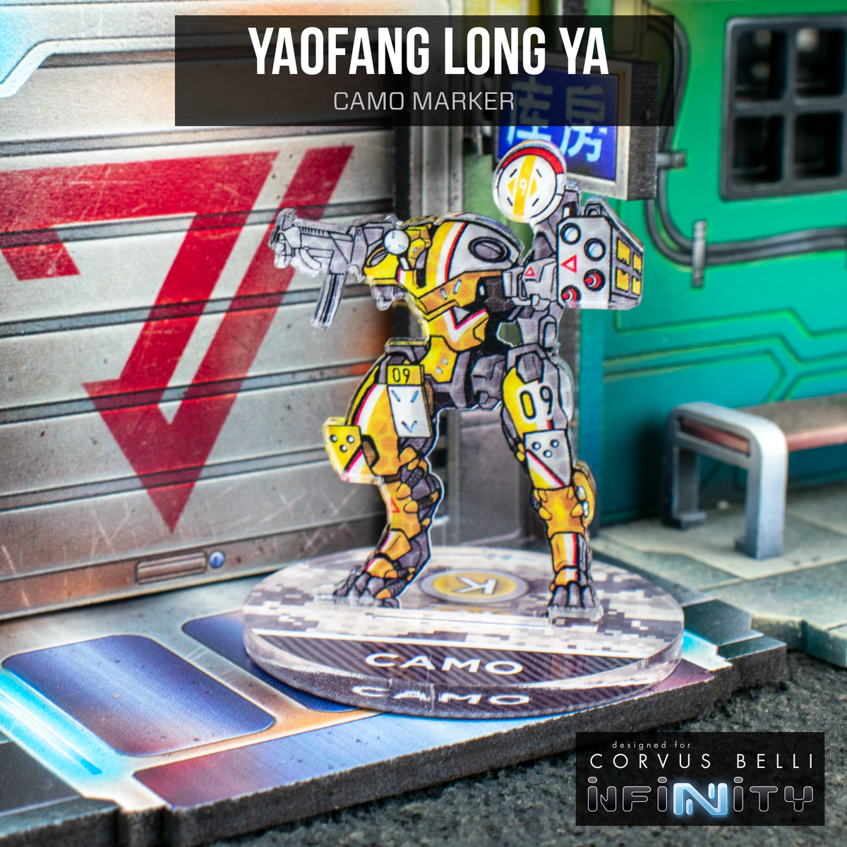 Infinity 3D Markers: Long Ya Remotes (40mm Camo) – Wargame Portal