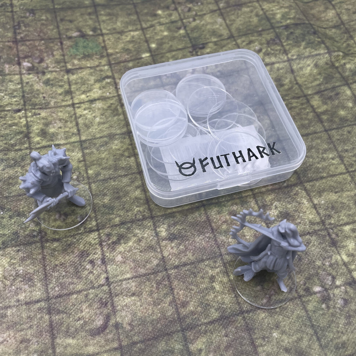 25 Pcs Round Acrylic Model Bases 1-inch for DND Miniatures, Warhammer ...