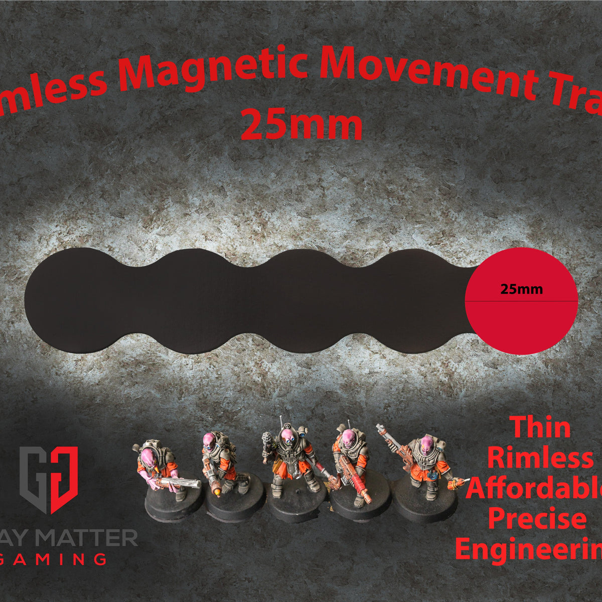 Horde Collection (Set of 5) 25mm Line Magnetic Movement Tray – Wargame ...