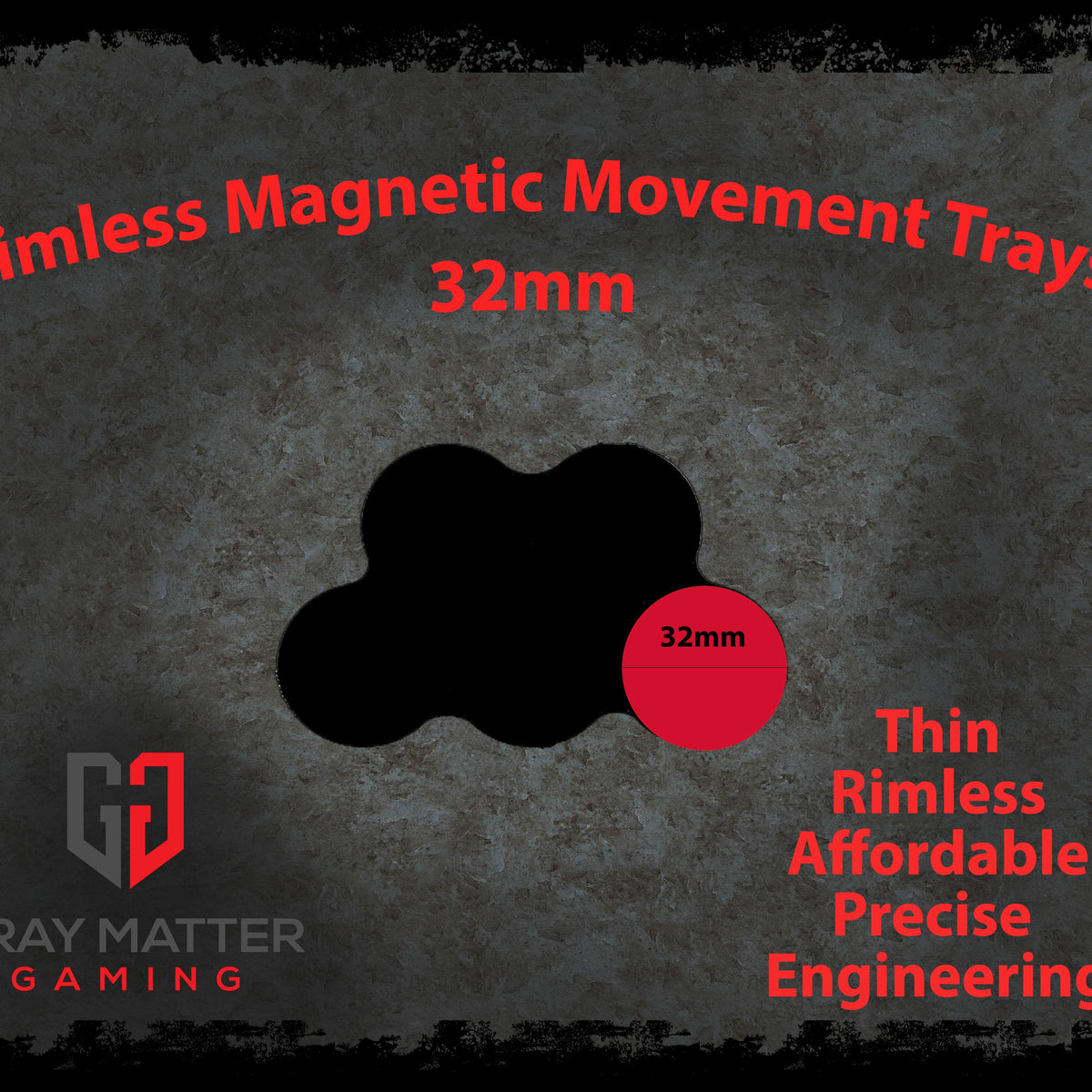 Horde Collection (Set of 5) 32mm Cloud Magnetic Movement Tray – Wargame ...