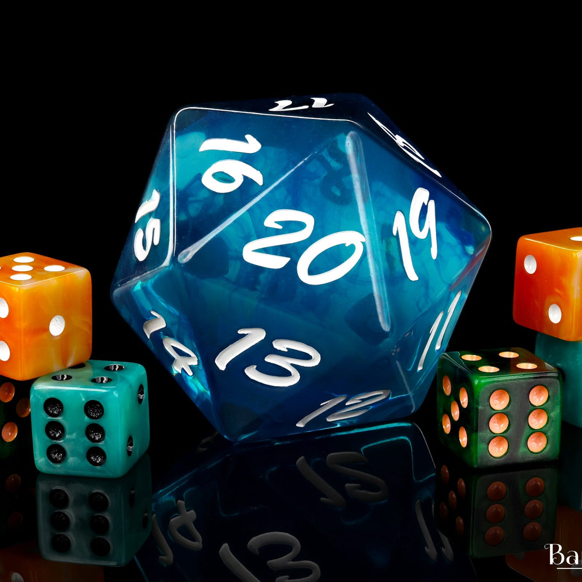 Big Ass Spindown D20 - Blue Island – Wargame Portal