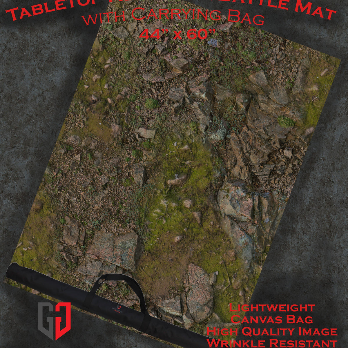Rocky Highlands - Neoprene Battle Mat - Warhammer, AoS, 40K, Kill Team ...