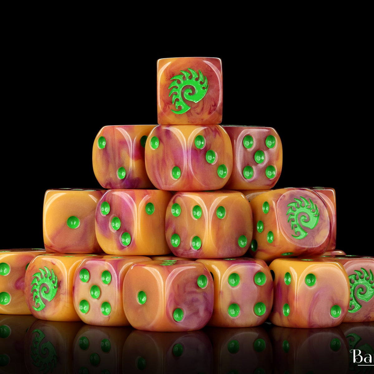 Alien Dice - Orange & Green – Wargame Portal
