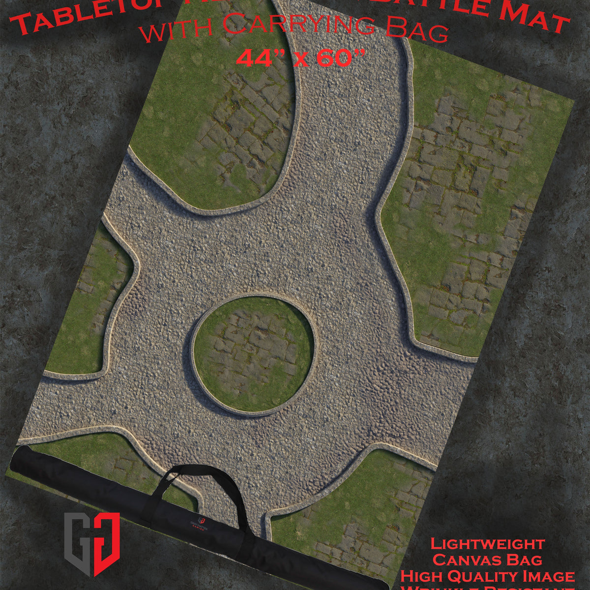 Town Center - Neoprene Battle Mat with Bag – Wargame Portal