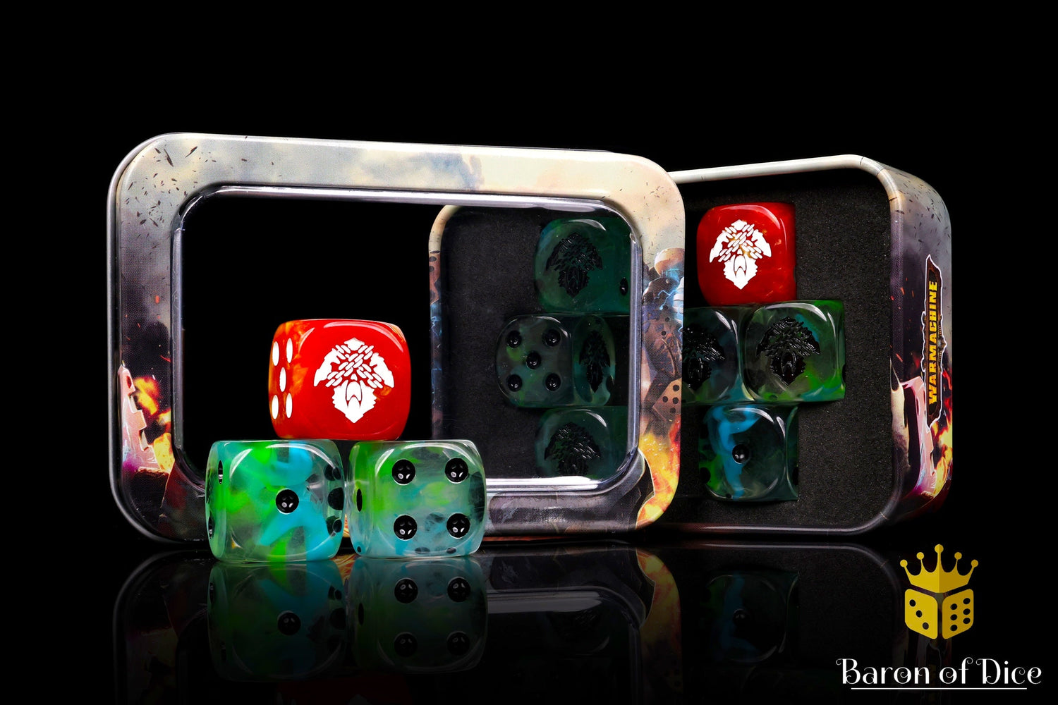 Warmachine: Orgoth, Cursebound Official Dice Set – Wargame Portal