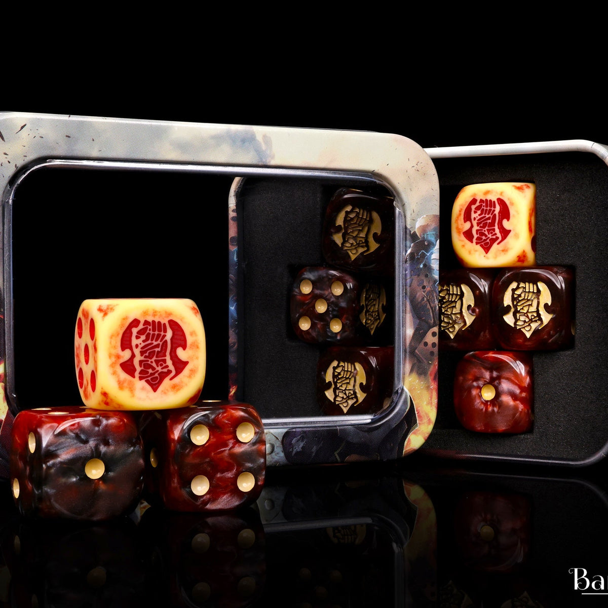 Warmachine: Khador, Old Umbrey Official Dice Set – Wargame Portal