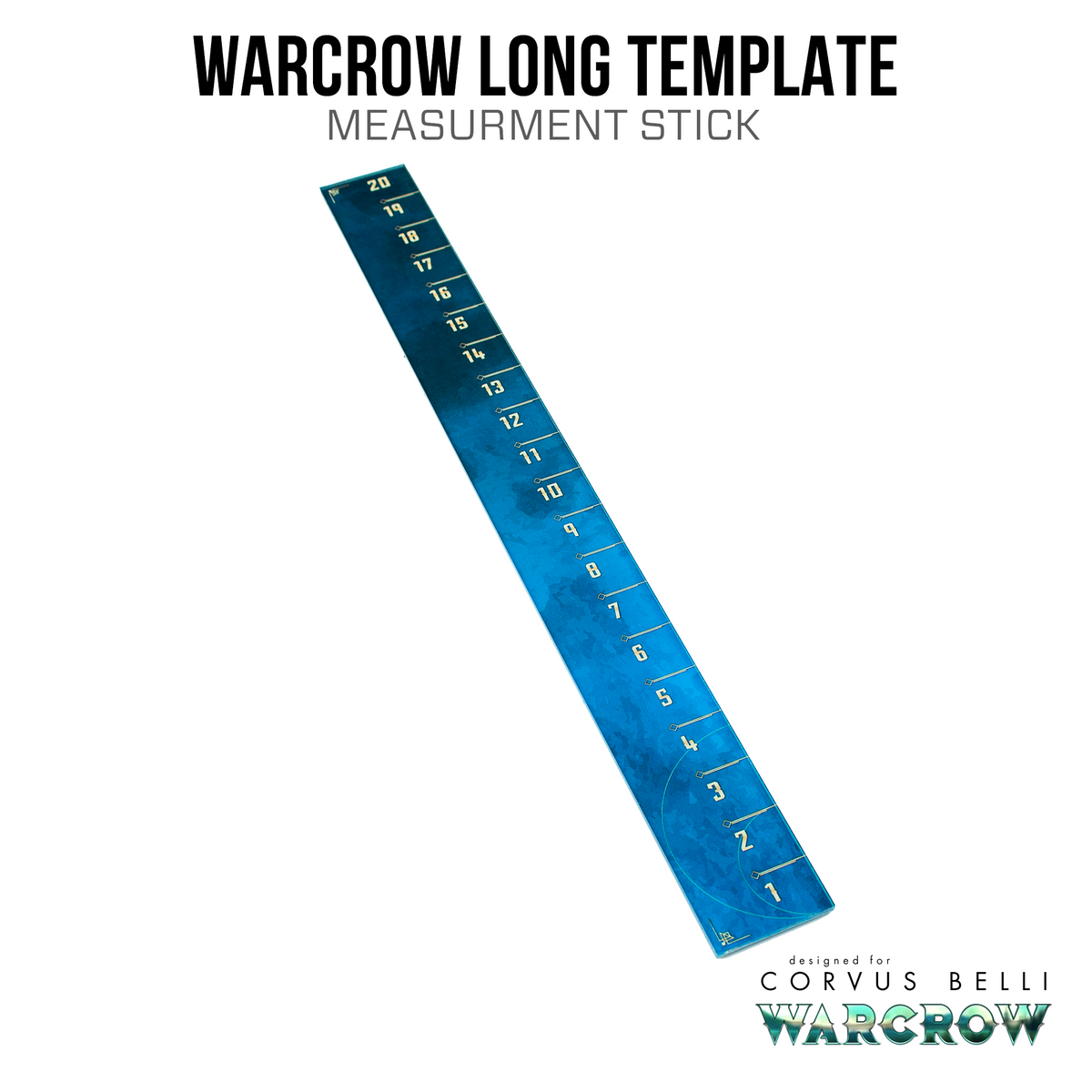 Warcrow Measurement Ruler – Wargame Portal