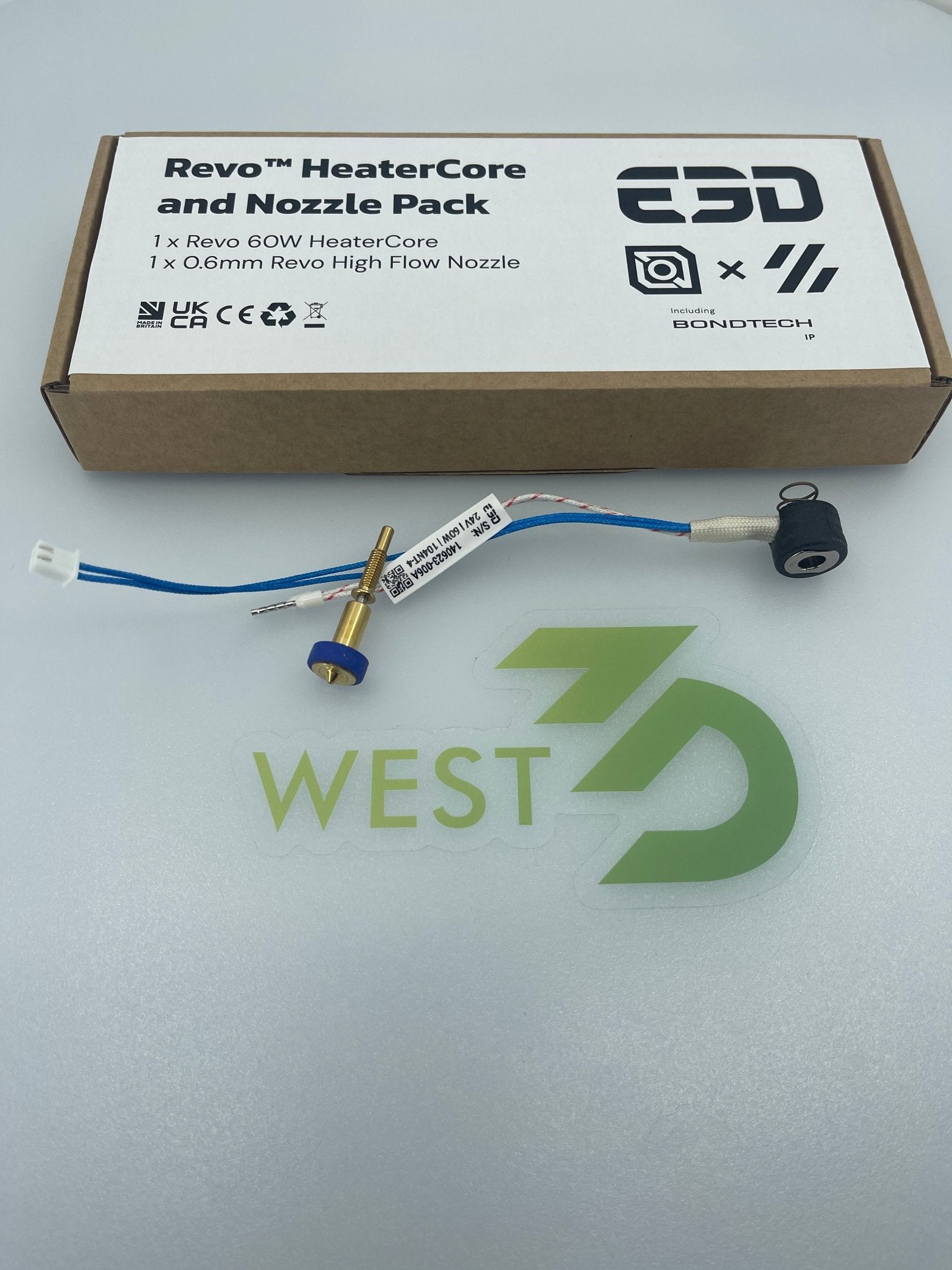 E3D Revo™ High Flow (HF Hotside Kit) with LDO Edition 60w HeaterCore ...