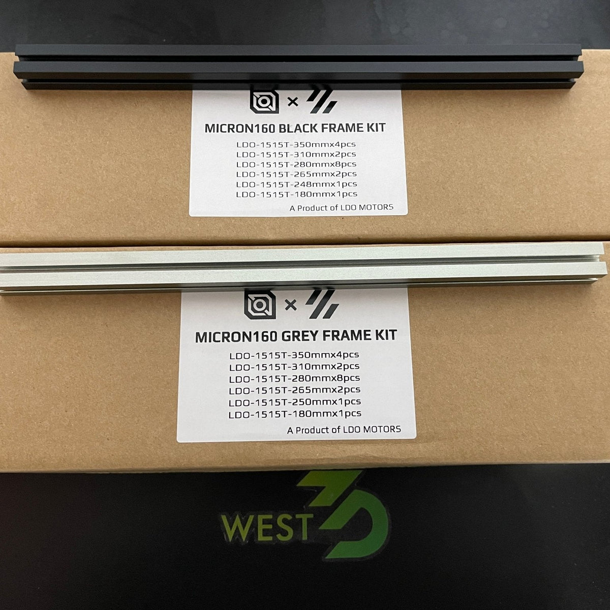 LDO Micron 3D Printer Frame Kit Extrusions (Multiple Colors) Micron Pl ...