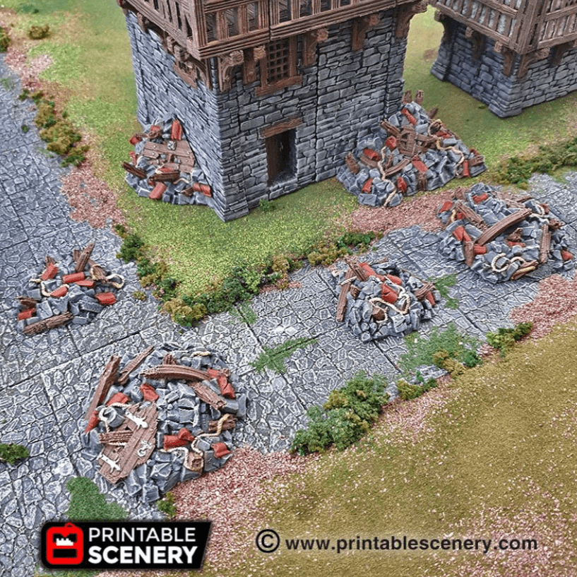 Clorehaven Rubble - Scatter Terrain – Wargame Portal