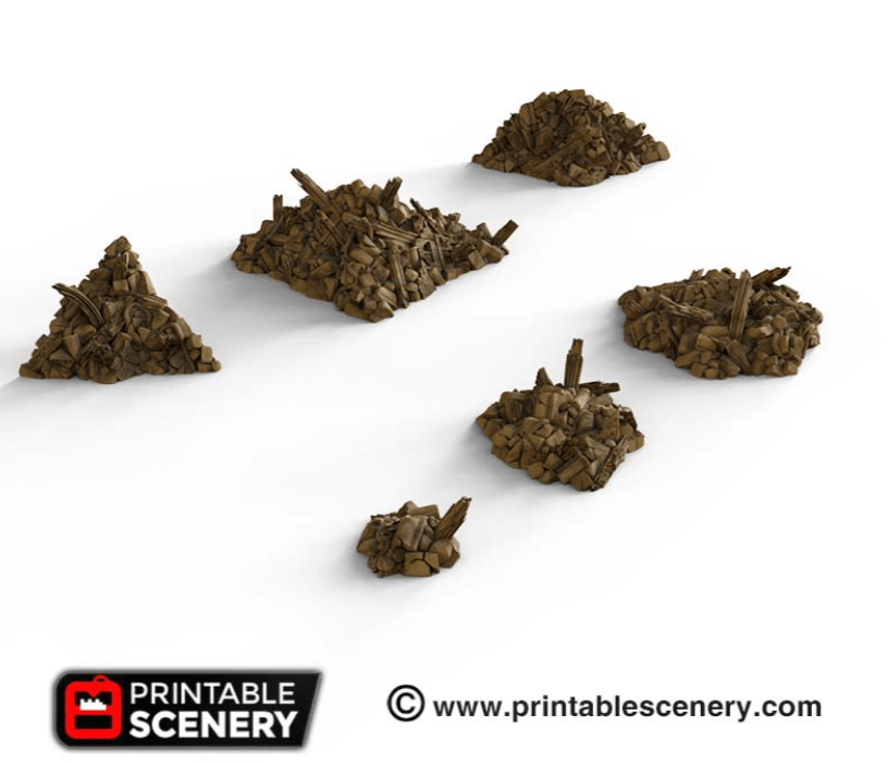 Clorehaven Rubble - Scatter Terrain – Wargame Portal