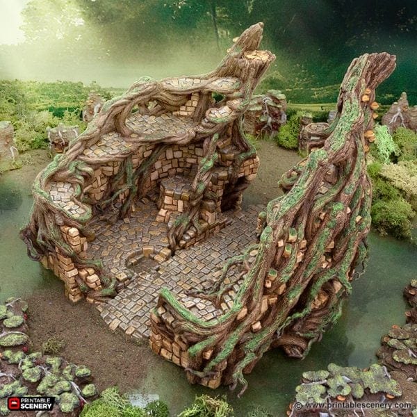 Brackencourt Fortress - The Gloaming Swamp – Wargame Portal