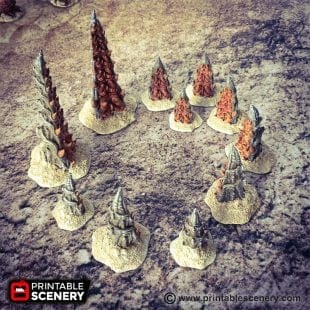 Desert Worms - Star Wars Legion Scatter Terrain – Wargame Portal